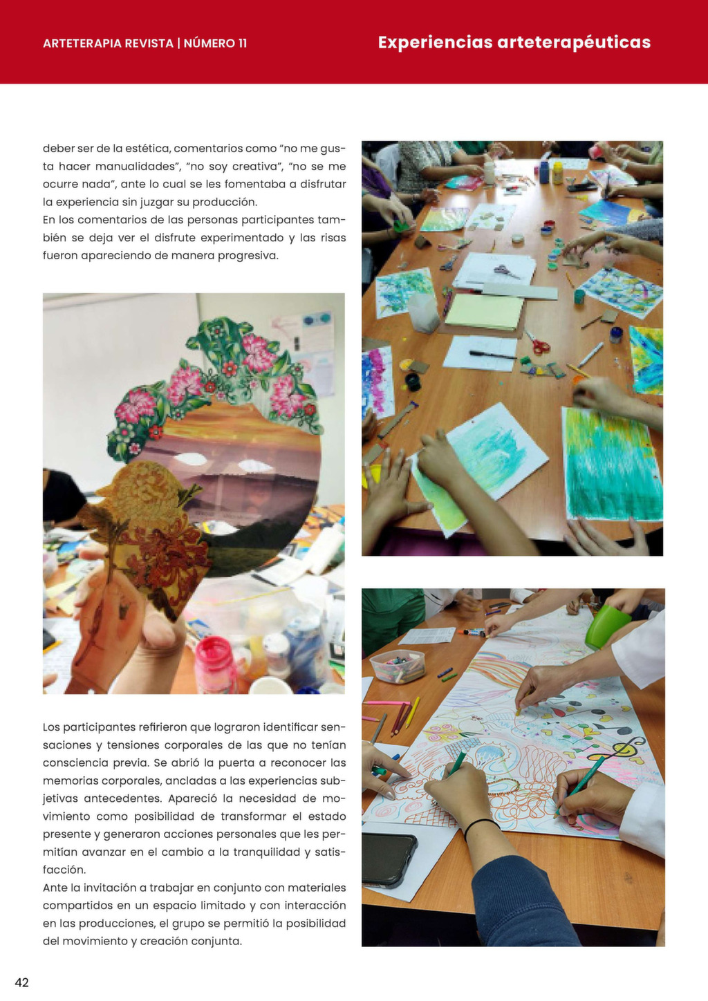 Arteterapia revista | Arteterapia. Proceso Creativo y Transformación